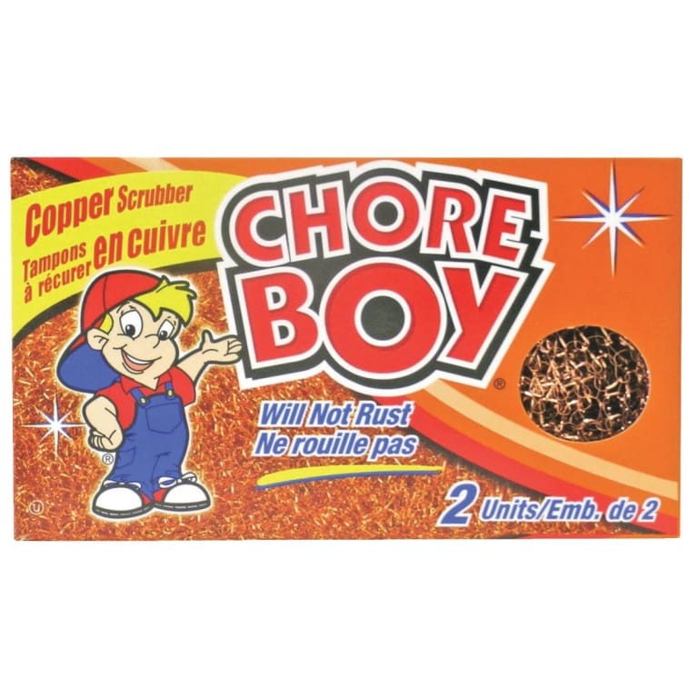 3"x3" Chore Boy Copper Scouring Pad 2/Bx 86909618941 - MacDonald ...