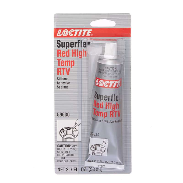 LOCTITE Superflex SI 596 Red Hi Temp RTV Adhesive Silicone Sealant 2.7 Oz. 135507 - MacDonald ...