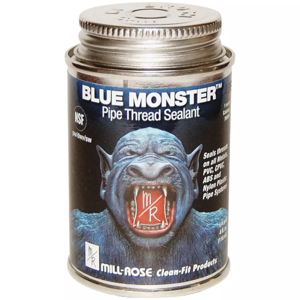 Blue Monster White Industrial Grade Pipe Thread Compound 4 Oz. 76009 ...